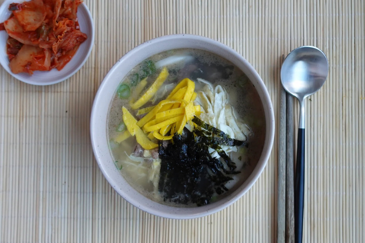 Maddy’s Dduk Guk for Lunar New Year–Our Place