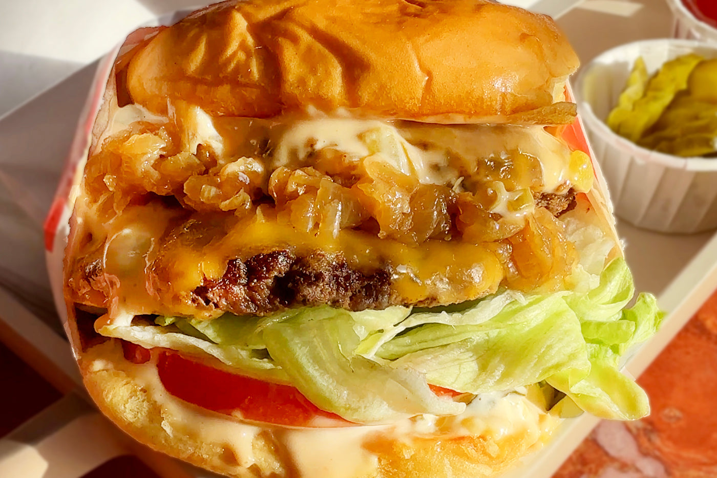 In-N-Out Double-Double Animal Style Burger–Our Place