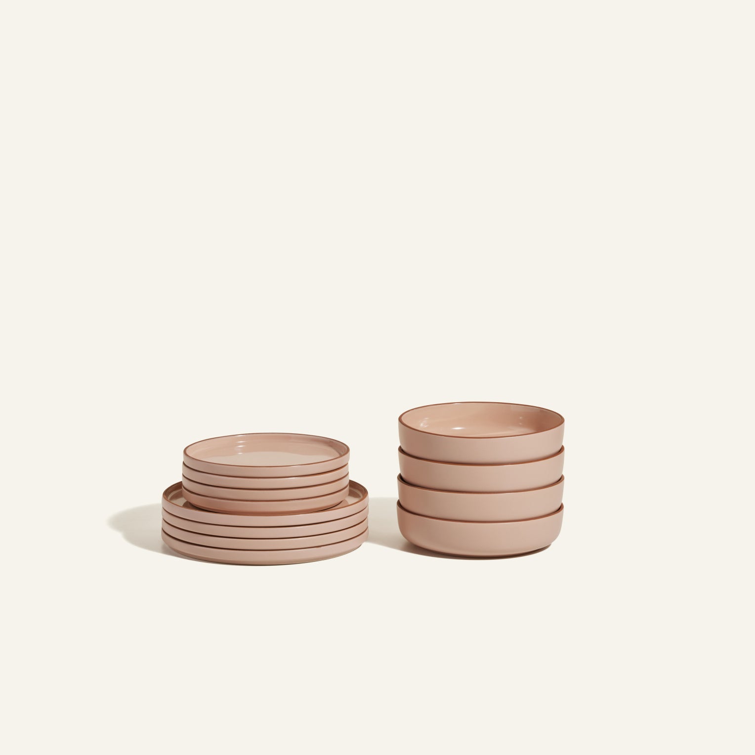 Ceramic Stackable Dinnerware | Plate Set | Starter Stacking Set–Our Place